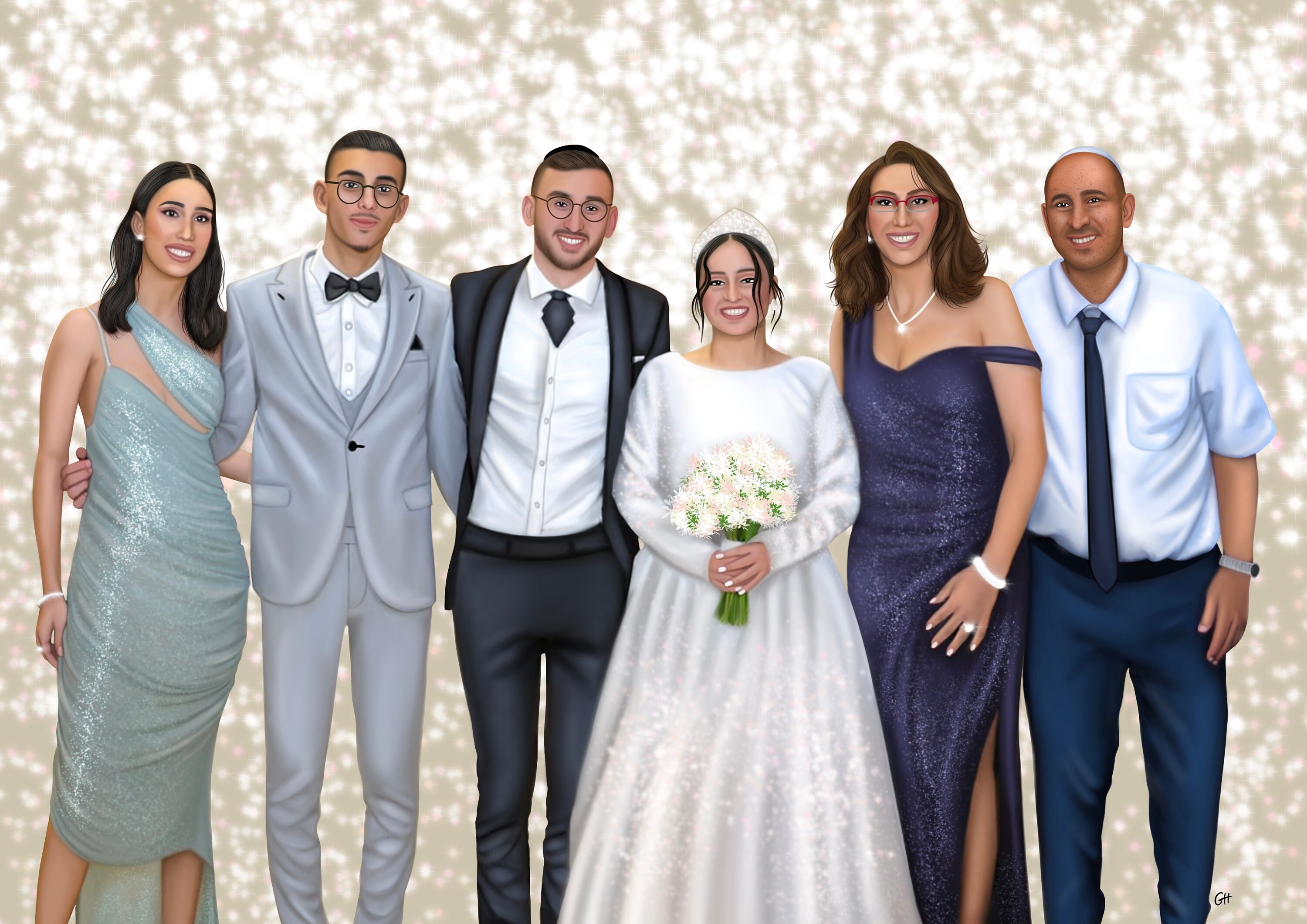 Custom Realistic Portrait, Digital Art. PNG & PDF File. - Etsy