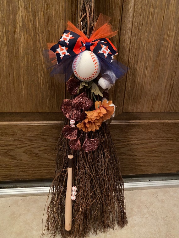 Baseball Sweep Broom Indians