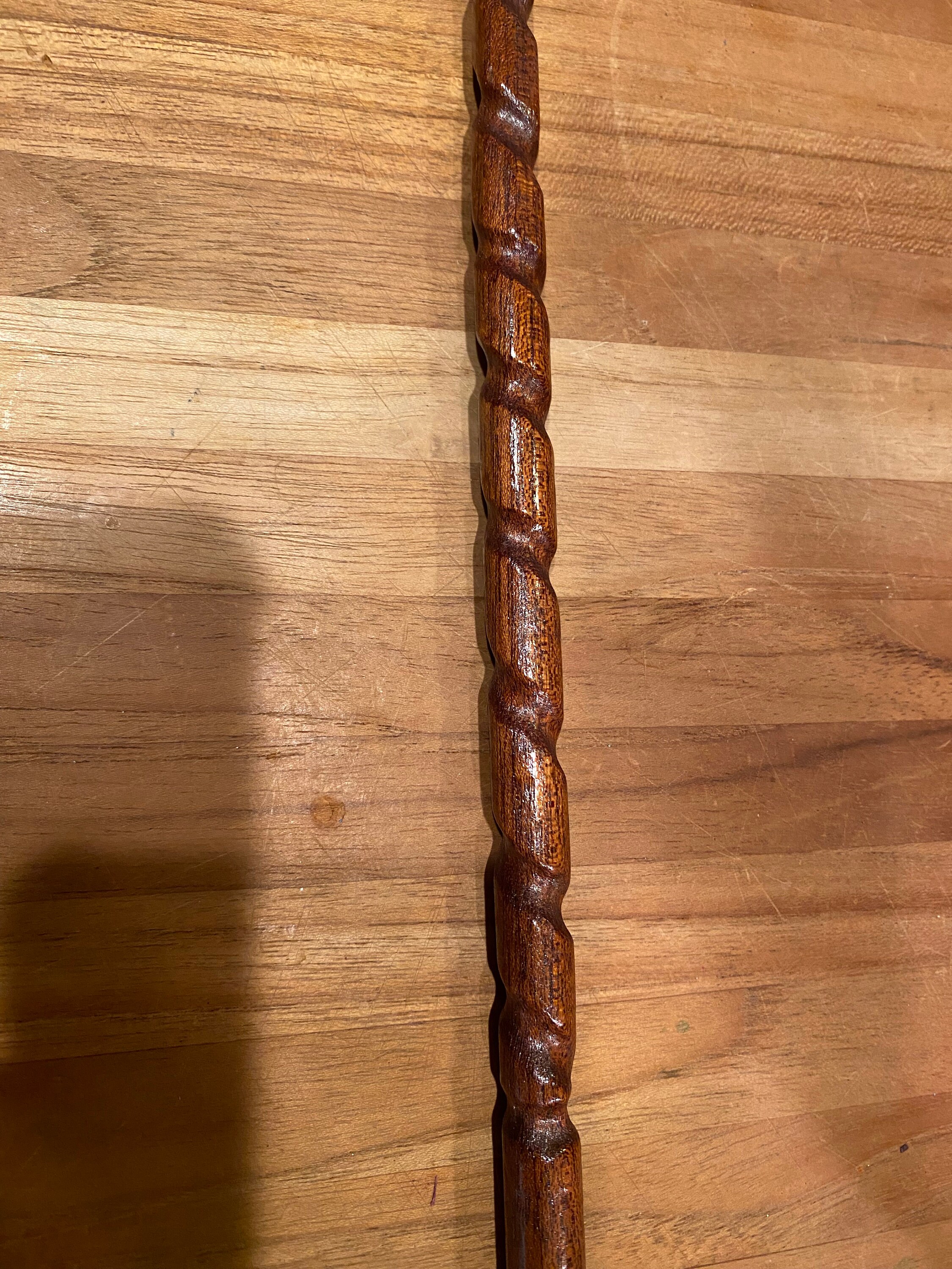 Unicorn Horn Wenge Wood Wand With Quartz Point - Etsy