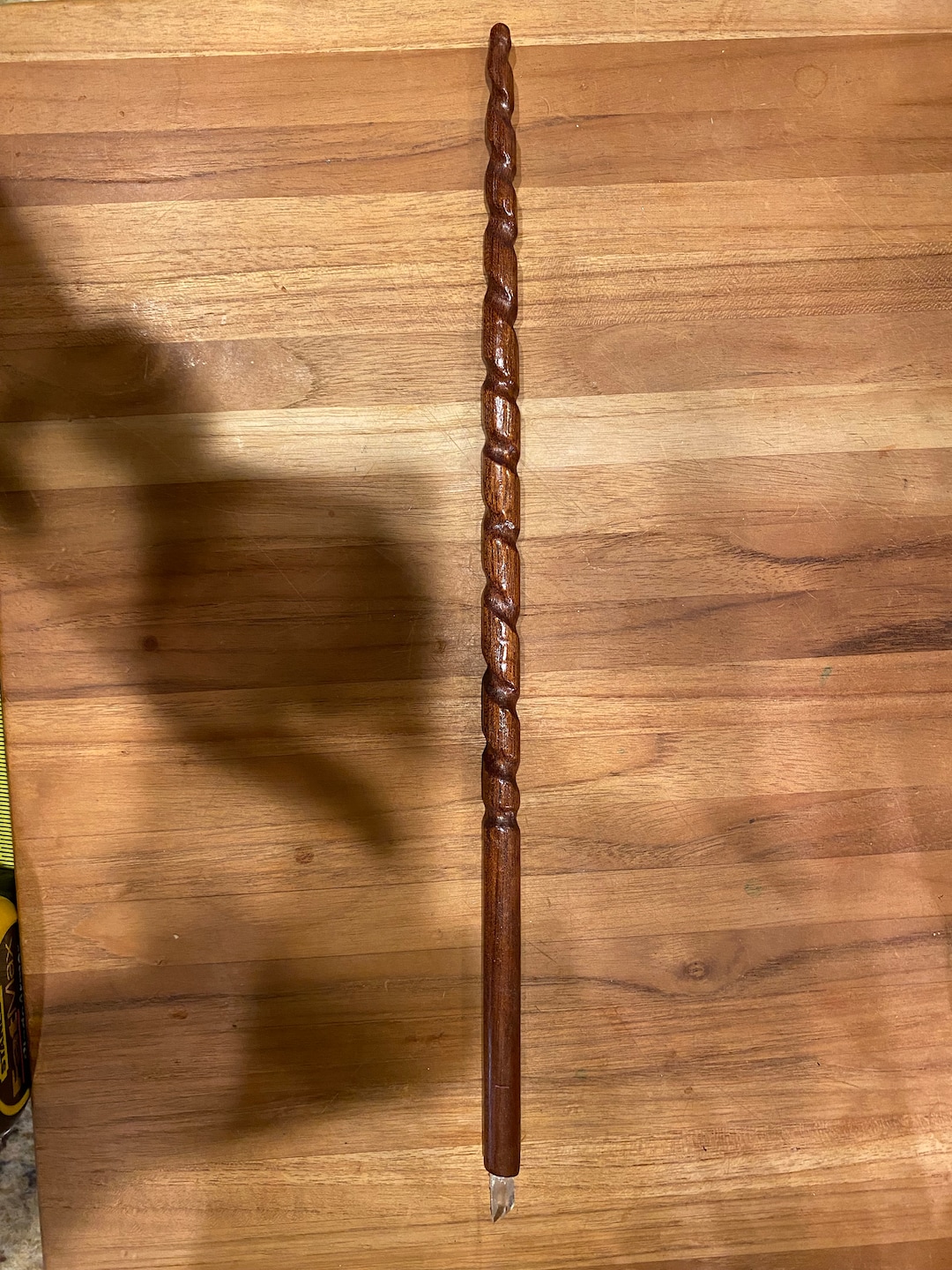 Unicorn Horn Wenge Wood Wand With Quartz Point - Etsy
