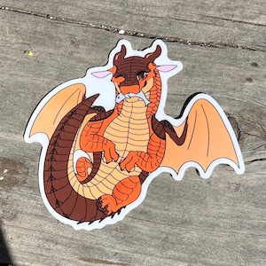 Wings of Fire Stickers - Glory / Tsunami / Sunny / Starflight / Clay ...