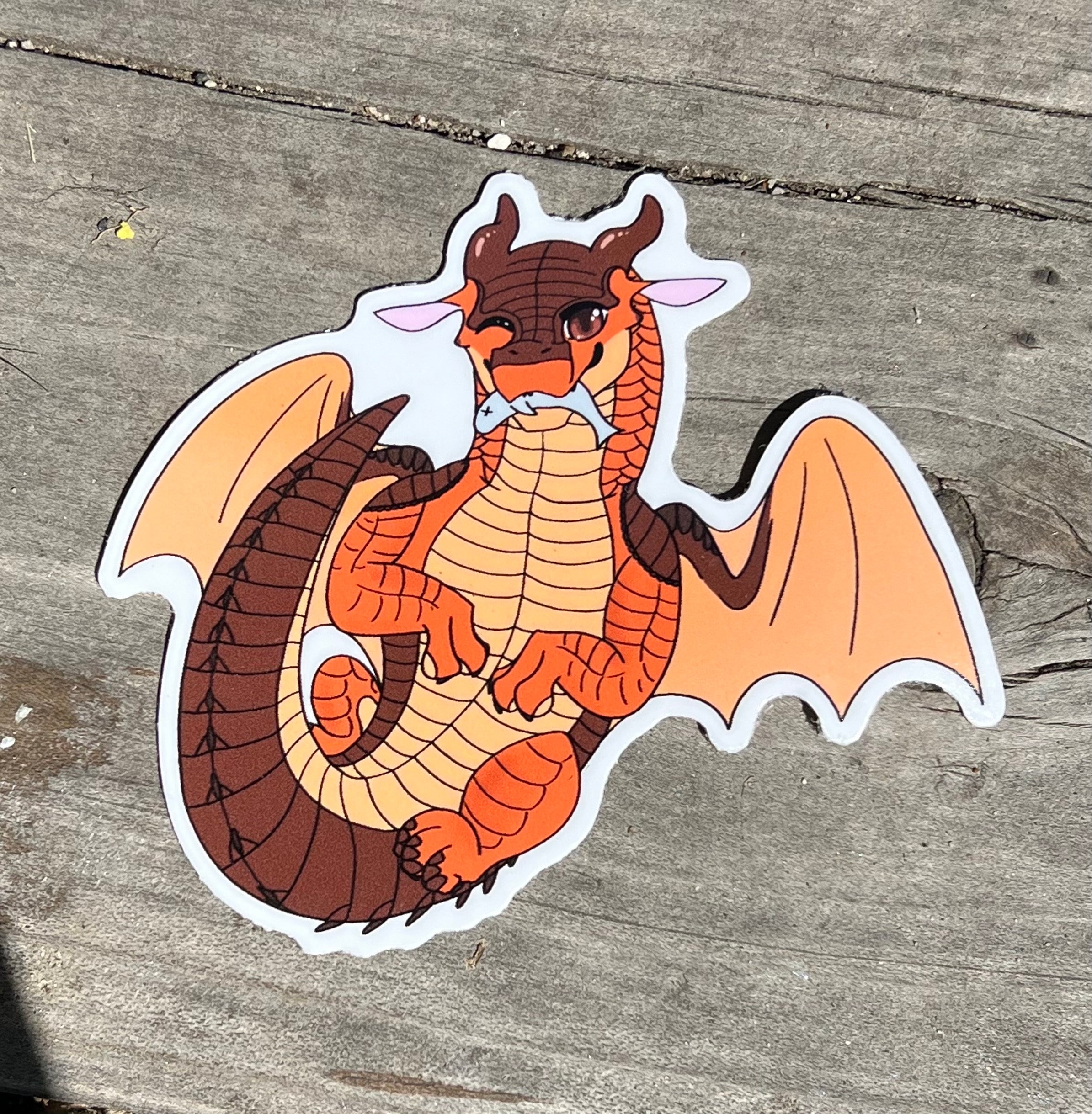 Wings of Fire Stickers - Glory / Tsunami / Sunny / Starflight / Clay ...