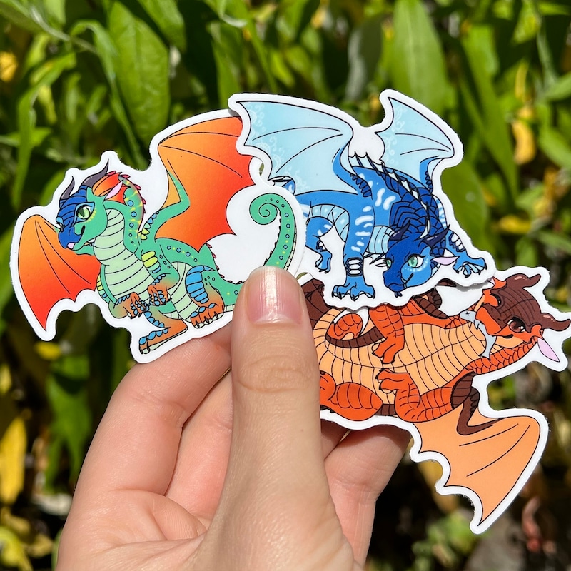 Wings of Fire Stickers - Etsy