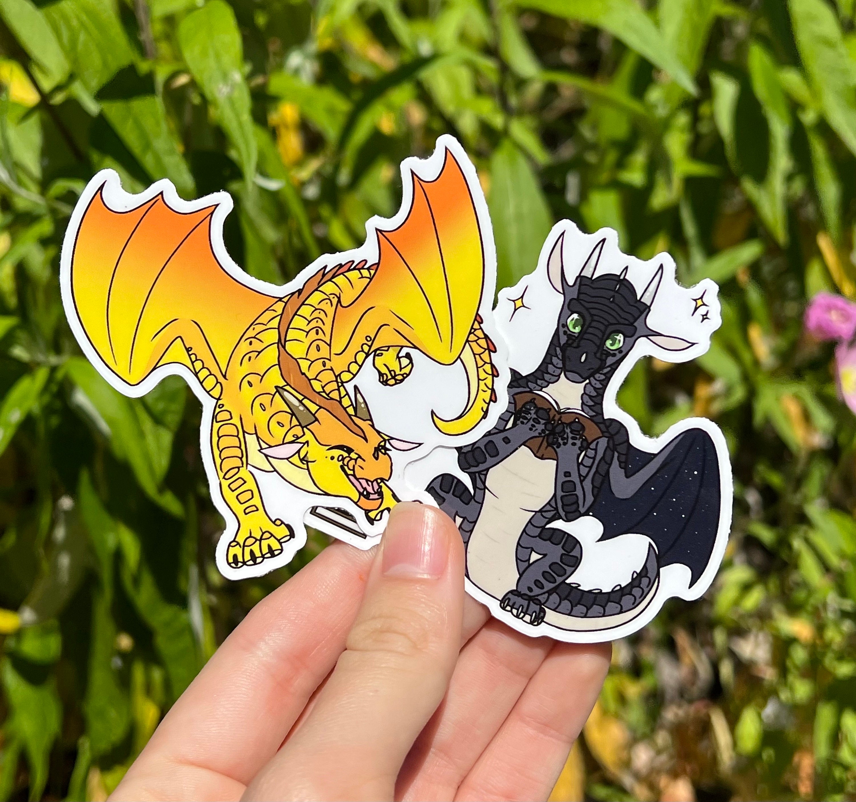 Wings of Fire Stickers - Glory / Tsunami / Sunny / Starflight / Clay ...