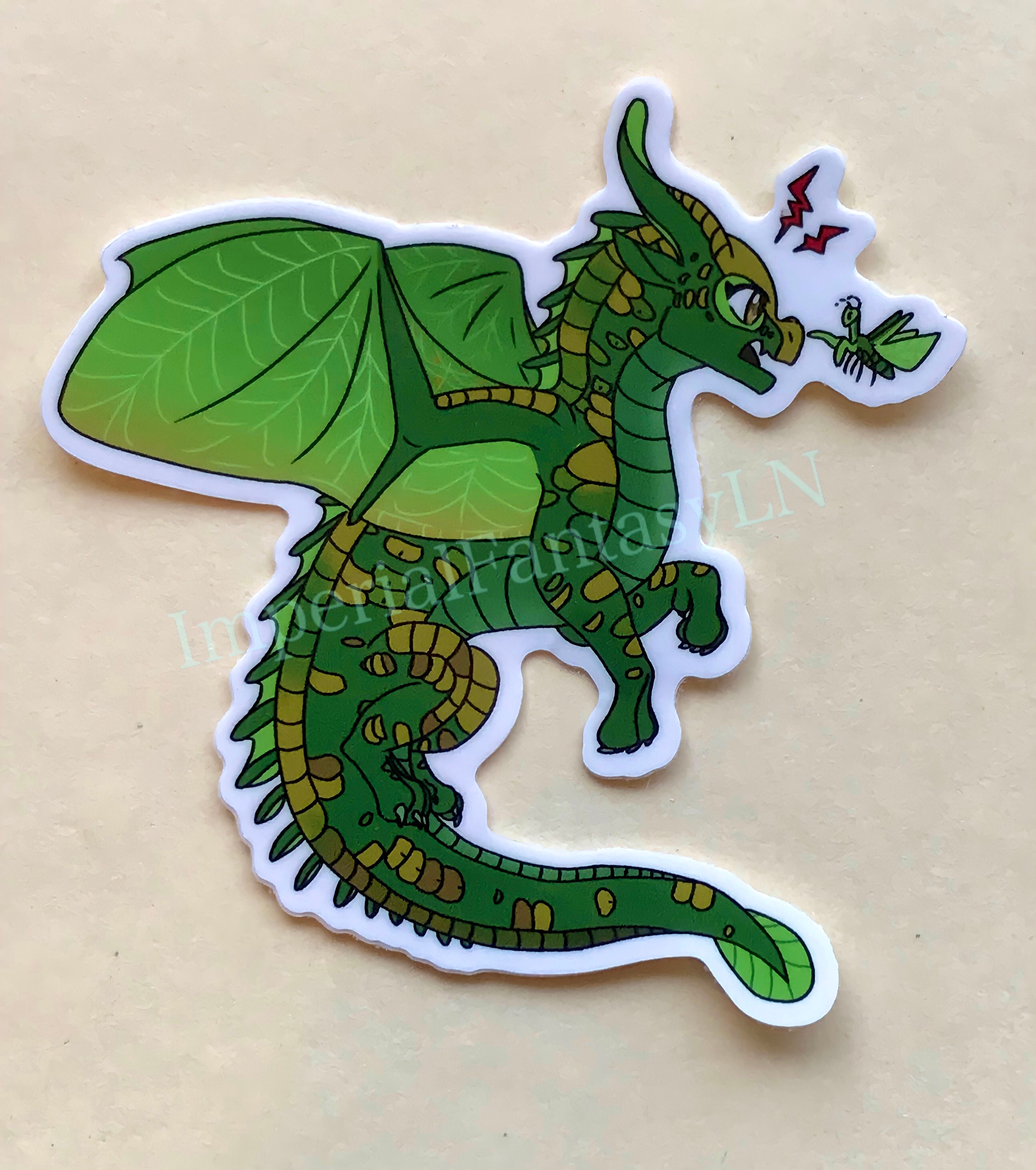 Wings of Fire Stickers - Blue / Cricket / Sundew / Gloss Vinyl Stickers ...