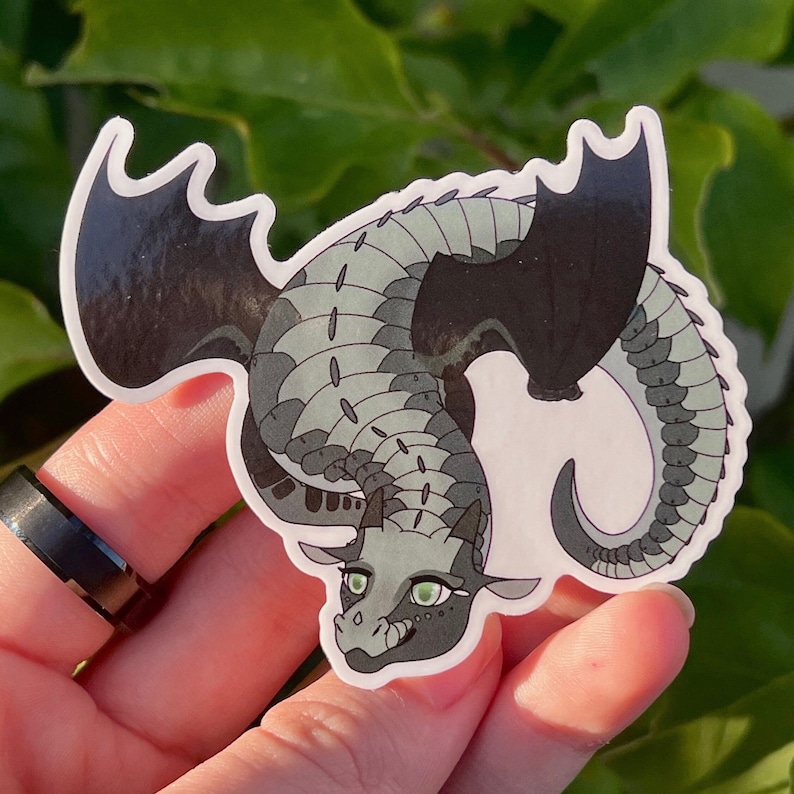 Wings of Fire Stickers Moonwatcher / Qibli / Winter / Peril / Turtle ...