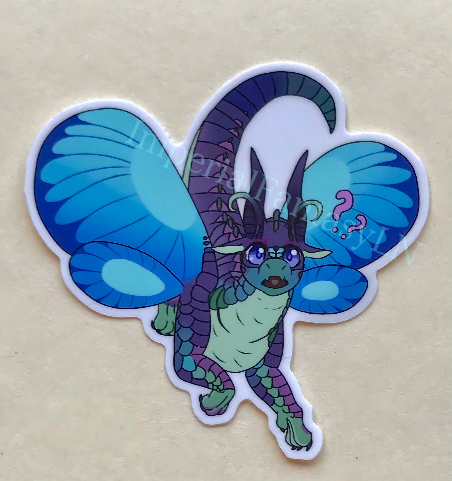 Wings of Fire Stickers - Blue / Cricket / Sundew / Gloss Vinyl Stickers ...