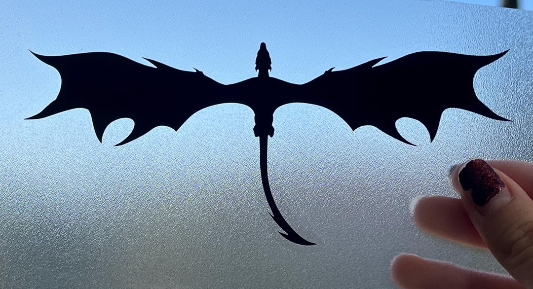 Sylus Dragon Silhouette Transfer Sticker - Love and Deep Space - Etsy