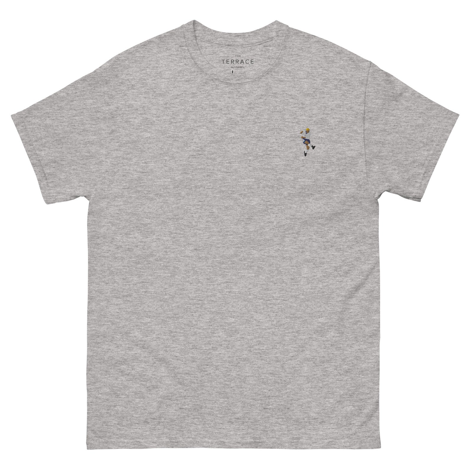 Paul Gascoigne Embroidered Crew Neck T-shirt - "gazza's 96' Volley" - Etsy