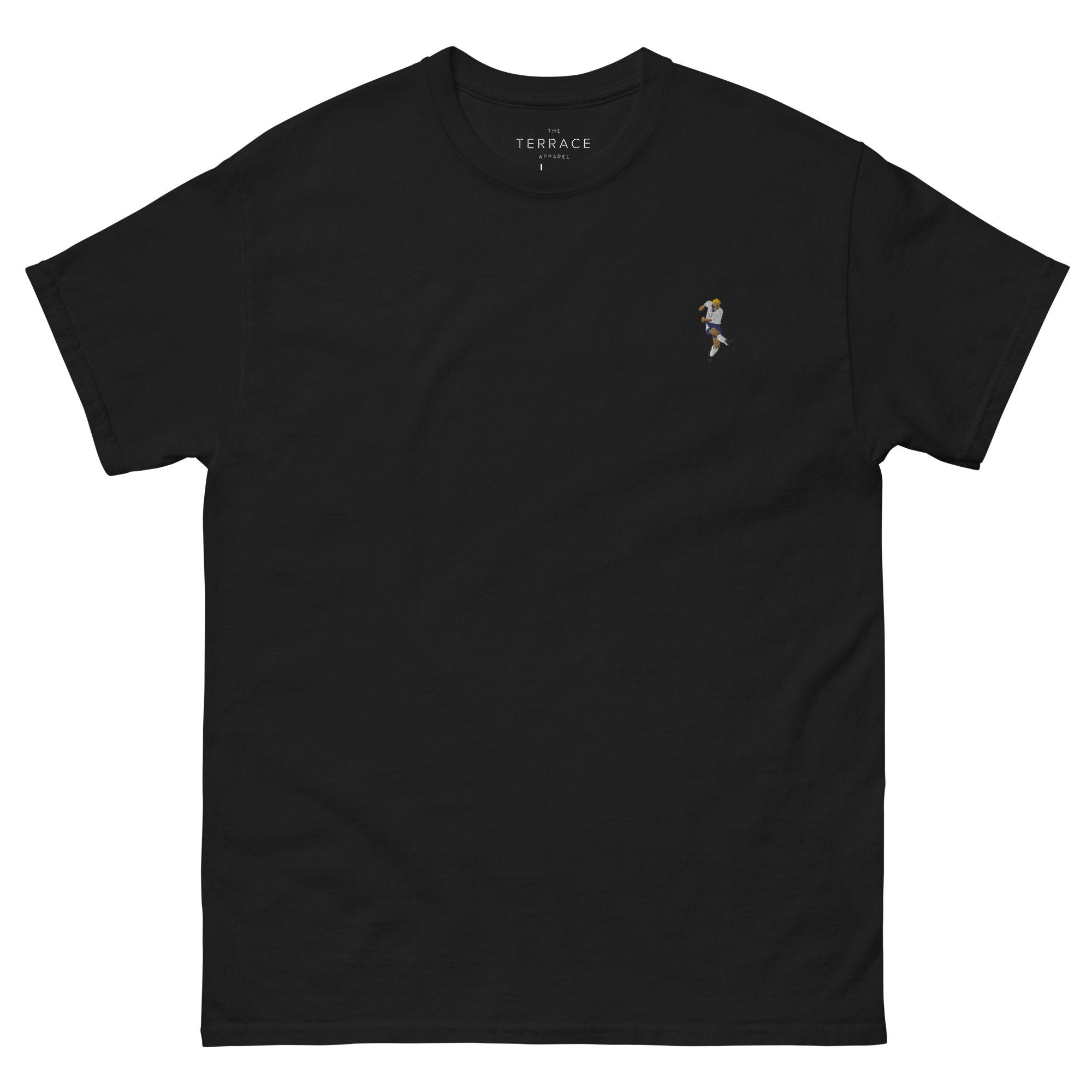 Paul Gascoigne Embroidered Crew Neck T-shirt - "gazza's 96' Volley" - Etsy