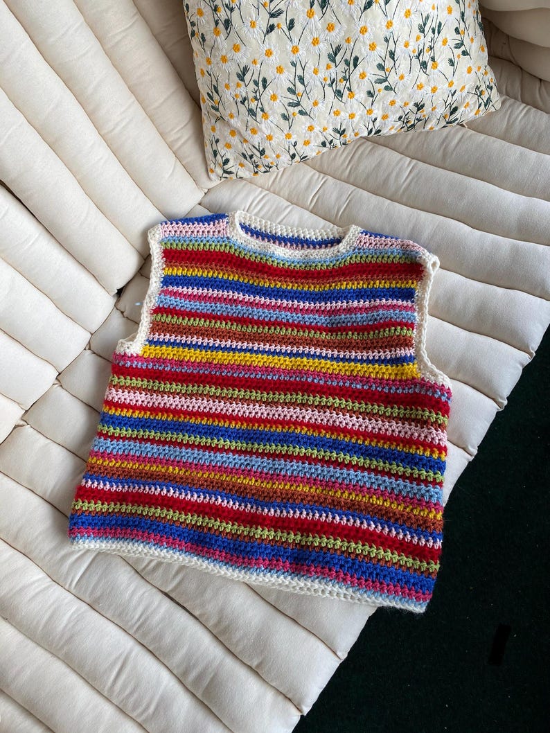 SCRAP THAT Vest - PDF Crochet Pattern - Etsy