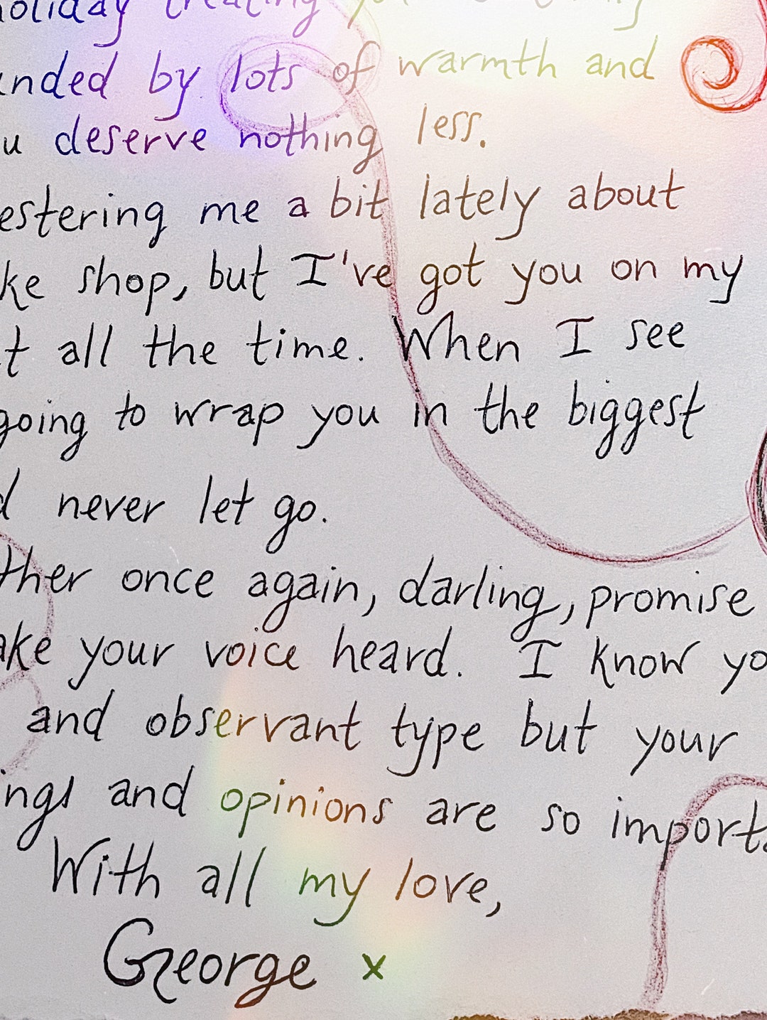 Handwritten Letter From Your Wizard Comfort Character - Etsy