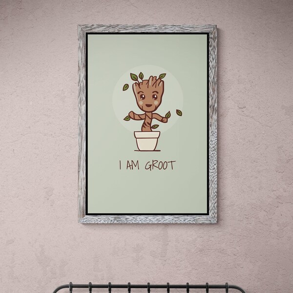 Baby Groot Banner - Etsy