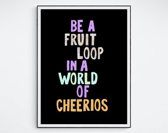 Fruit Loop Cheerios - Etsy