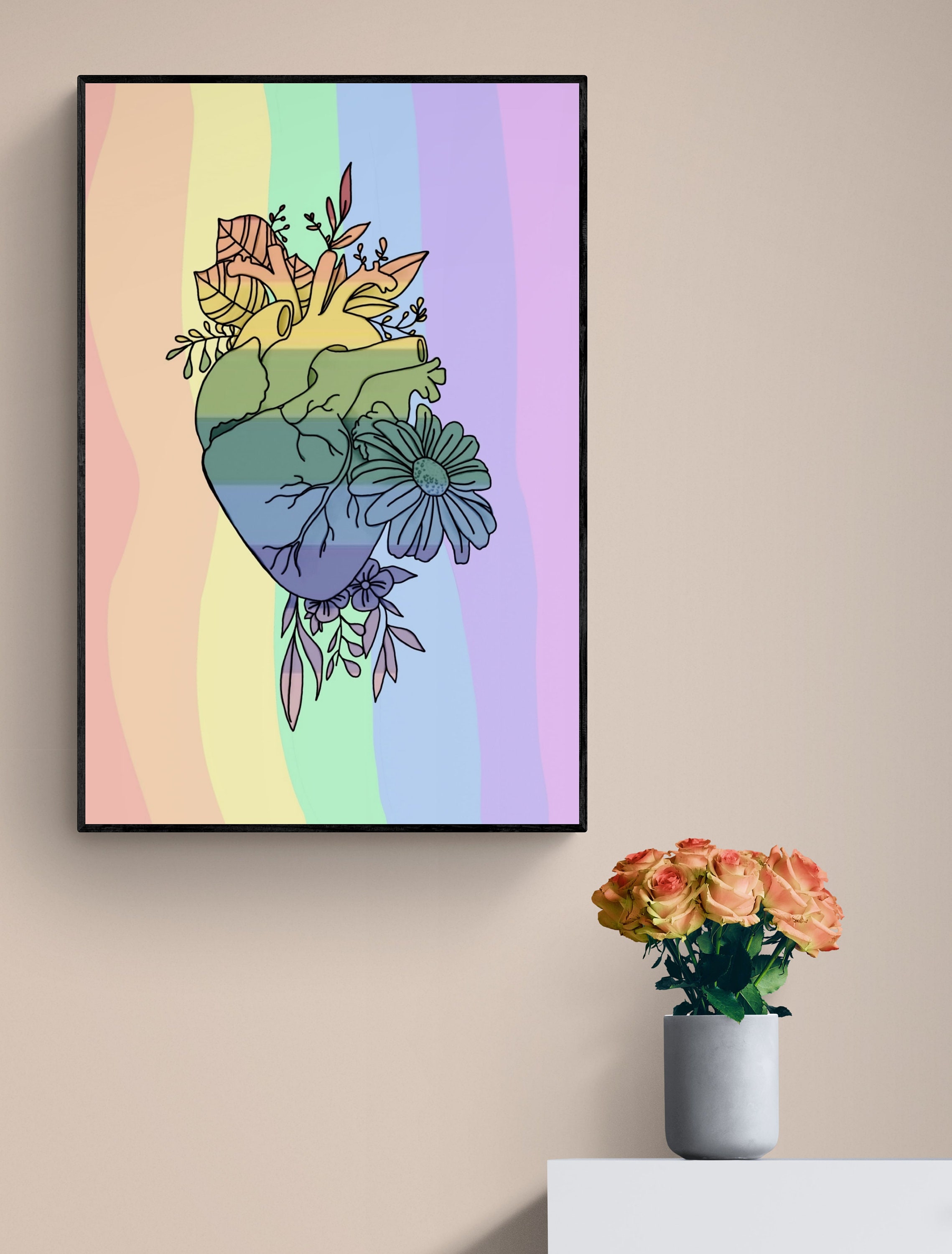 Lgbt Pride Poster, Love is Love, Love Wins, Printable Wall Art, Lgbt ...