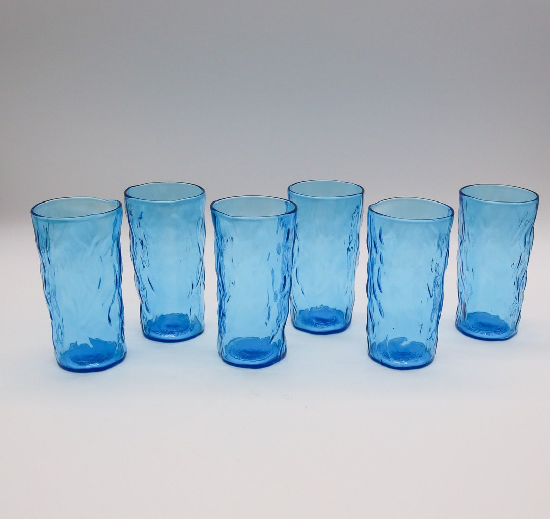 Vintage Wheatonware Vintage Concord Blue Tumblers in Original Box ...