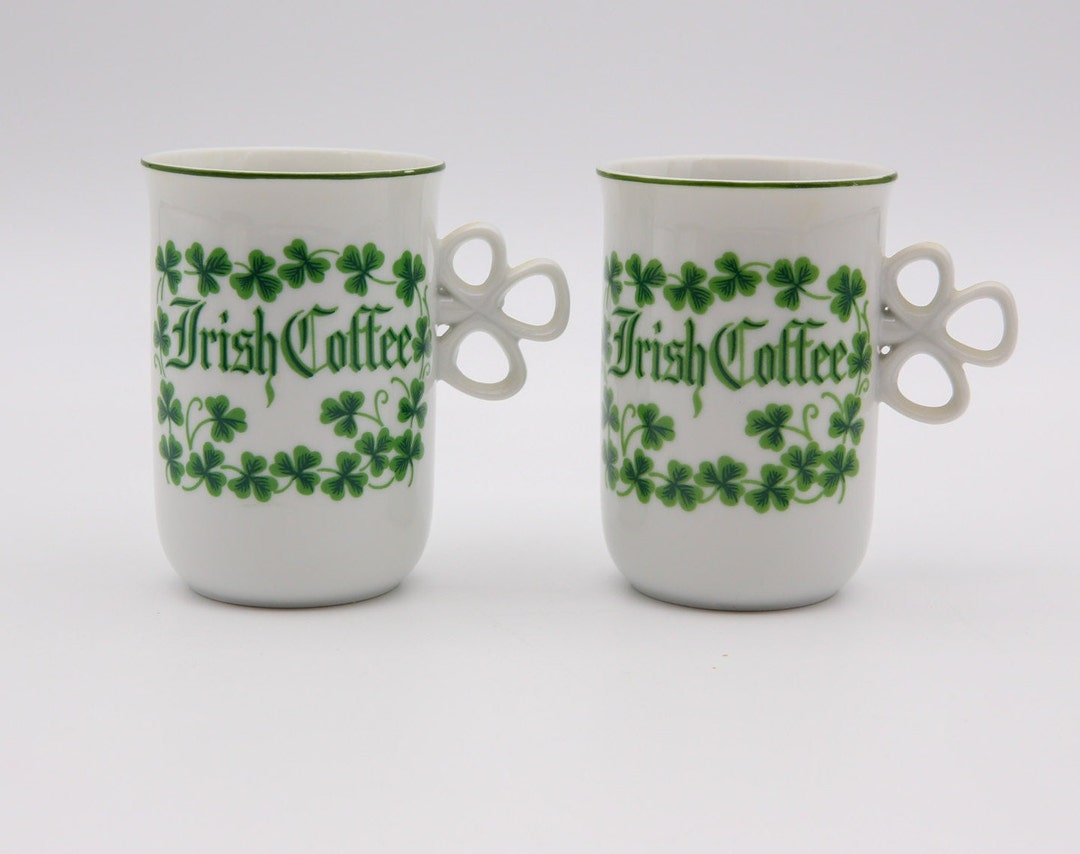 Vintage Irish Coffee or Irish Blessing Ceramic Coffee Mugs With ...