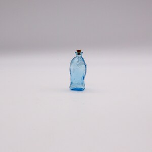 Vintage Light Blue Fisch's Bitters Bottle Miniature Fish Shaped Bottle ...