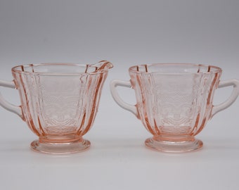 Collectibles Art & Collectibles Pink madrid Depression glass ...