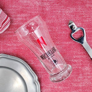 Vintage Michelob Sham Style Short Glass Tavern Pilsner Beer Glass by ...