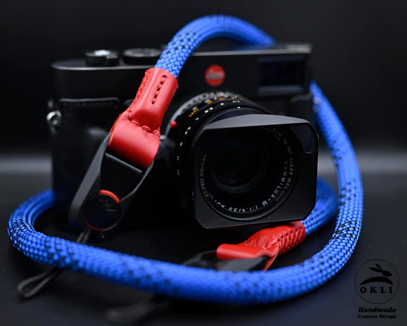 NEW DESIGN Peak Design Blue Red Rope Camera Strap Handmade Premium ...