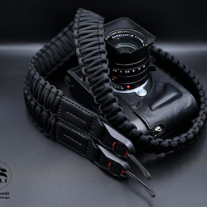 Cotton With Paracord V1 Peak Design Braided All BLACK Leather Tape ...