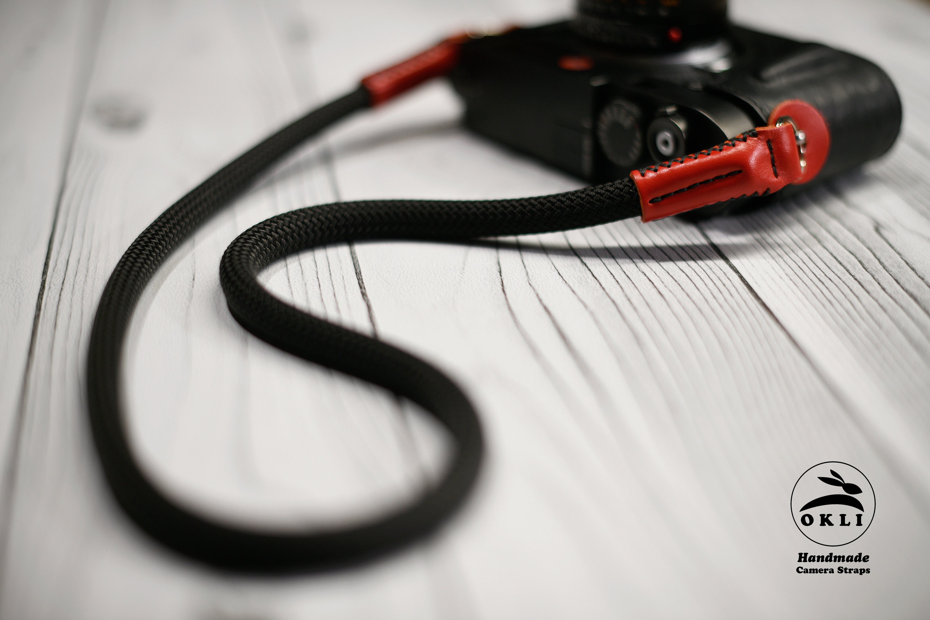 NEW DESIGN Camera Strap Black & Red Peak Design Handmade Custom High ...