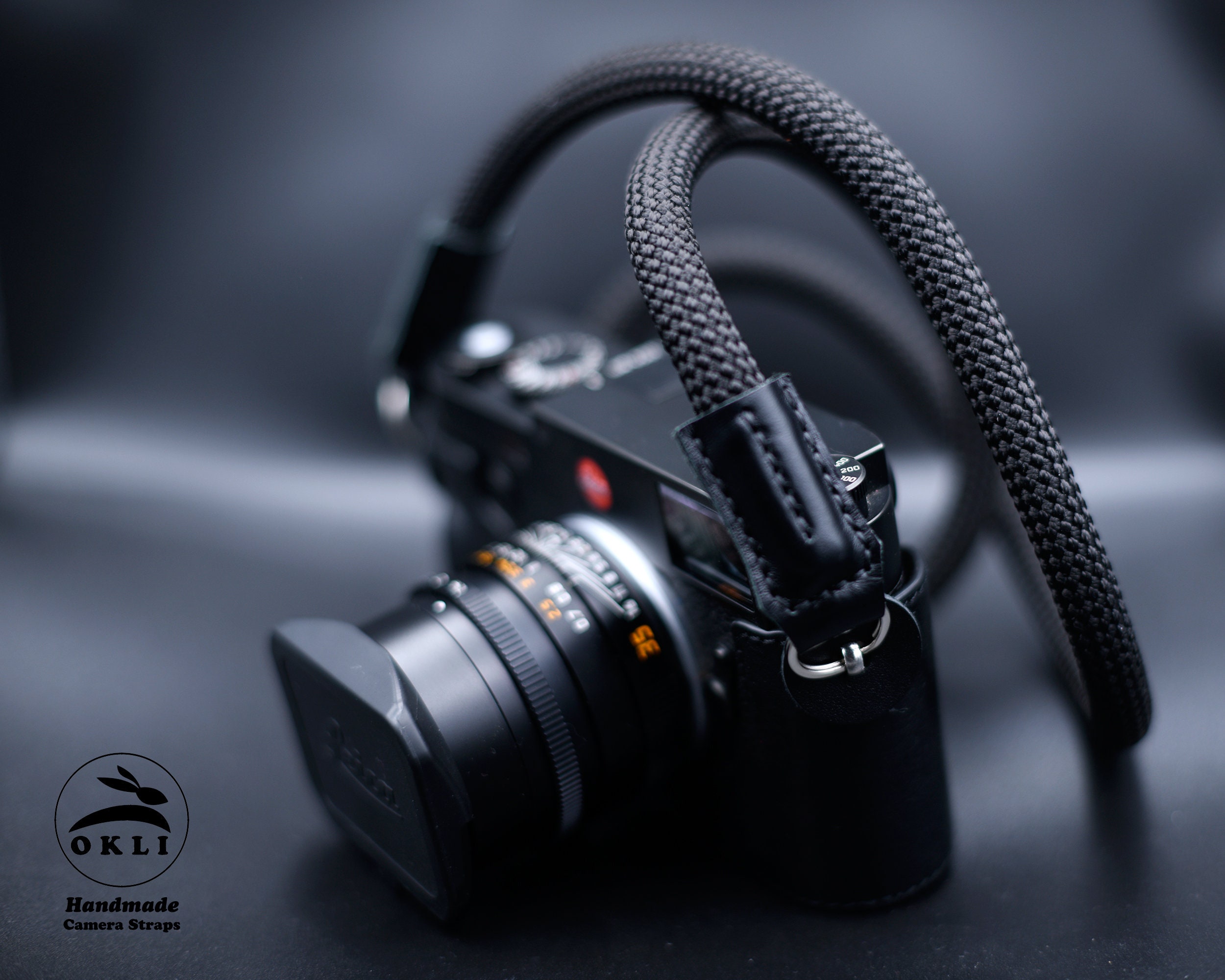 CLASSIC All Black Peak Design Camera Strap Handmade High - Etsy