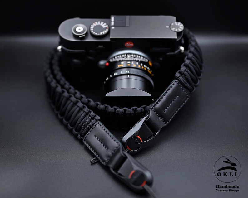 Cotton With Paracord V1 Peak Design Braided All BLACK Leather Tape ...