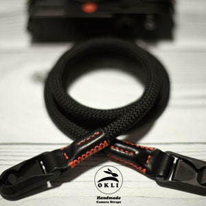 NEW DESIGN Peak Design Black Rope Camera Strap Handmade Premium Leather ...