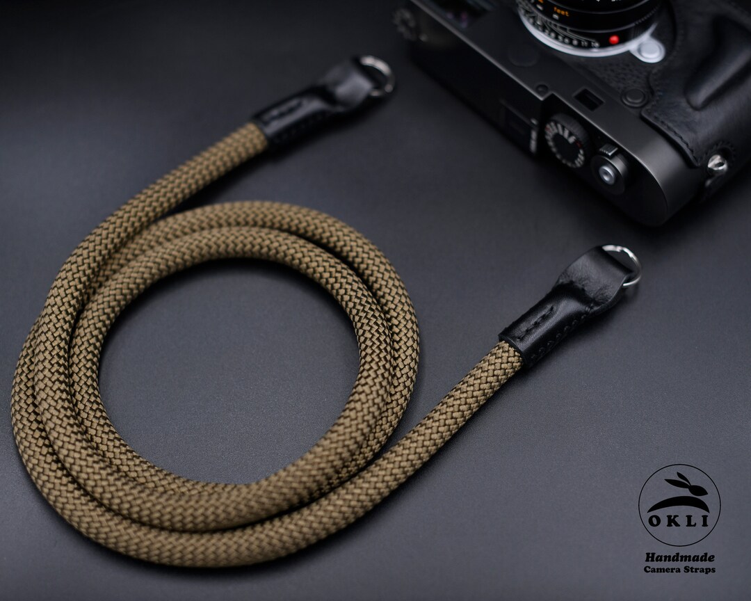 NEW DESIGN Peak Design Khaki Army Brown Rope Camera Strap Handmade ...