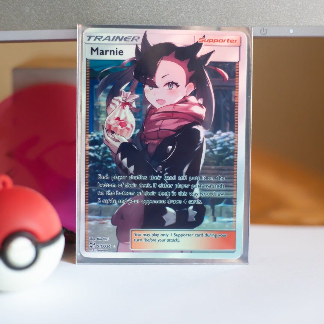 Custom Orica FULL ART Marnie Trainer Handmade Holographic - Etsy