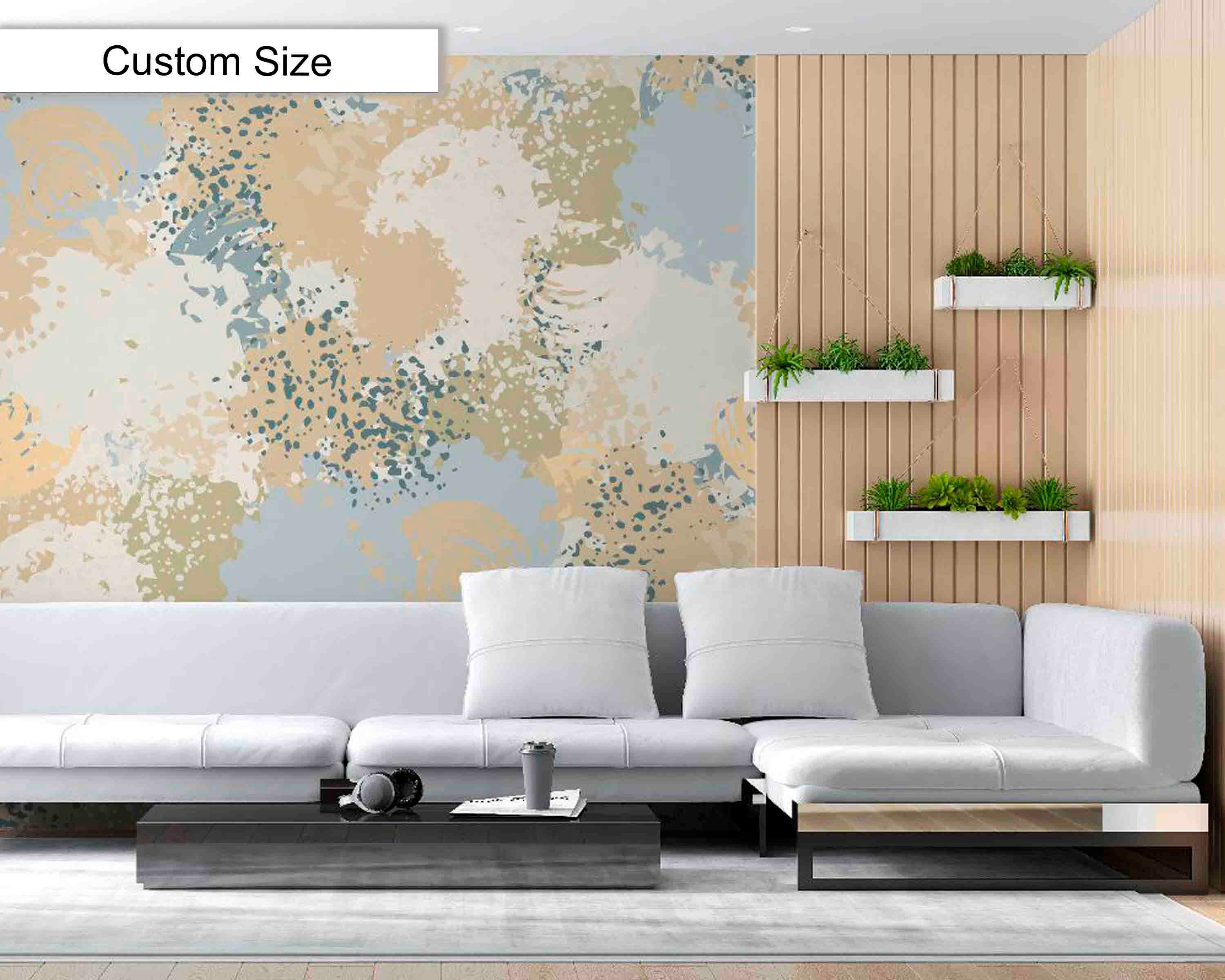 Abstract Wall Art Modern Wallpaper Peel and Stick Art - Etsy