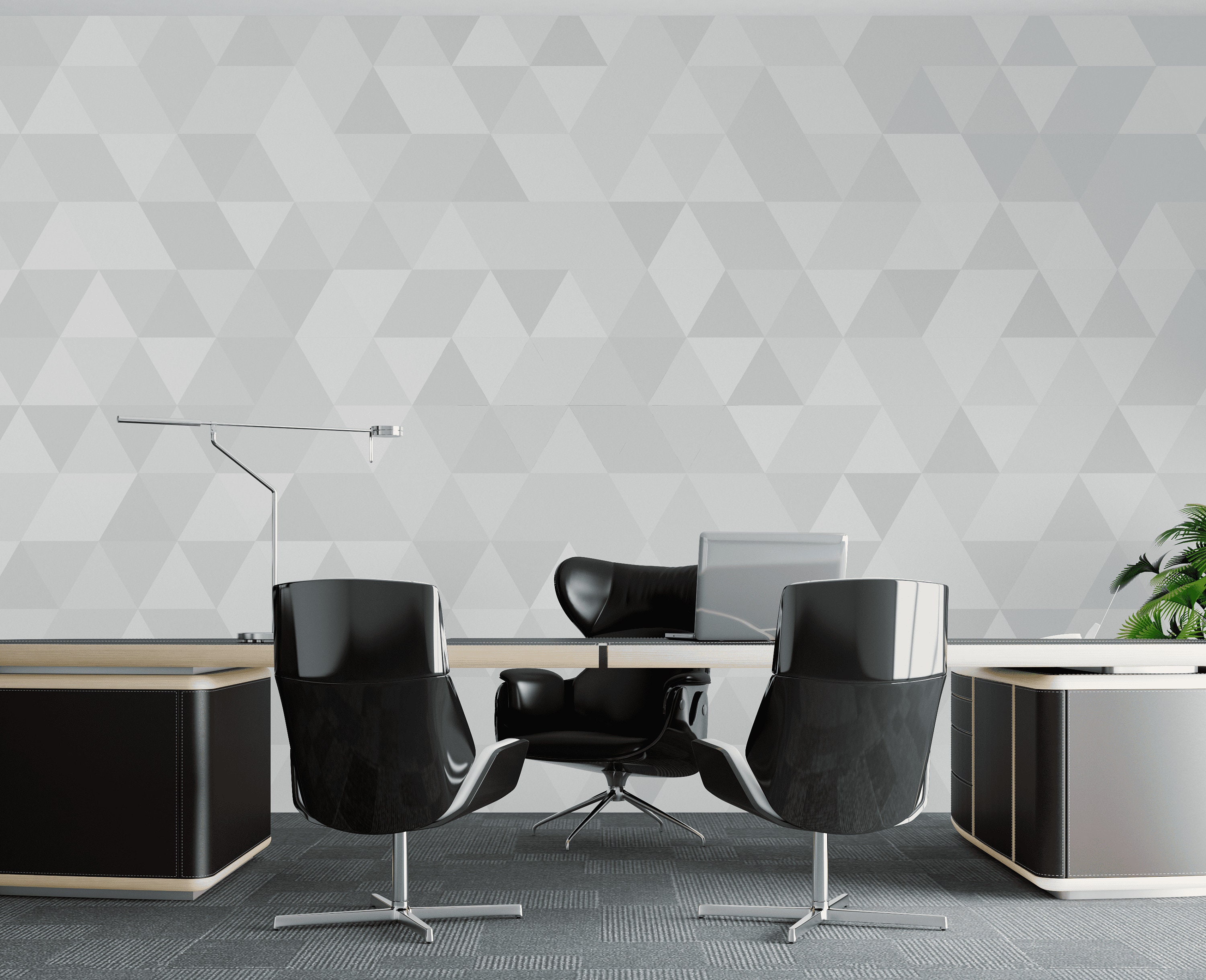 Light Grey Wall Mural Custom Wallpaper With Chaotic Gray - Etsy