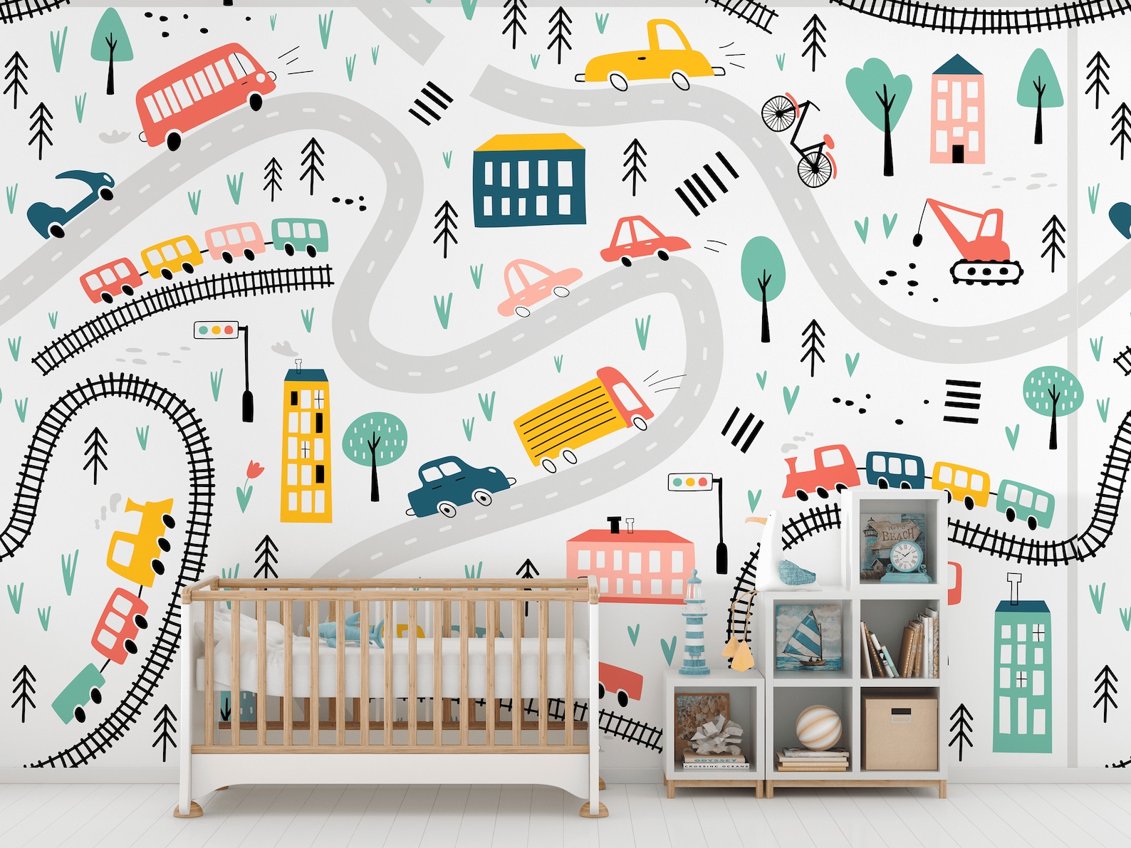 Kids Wallpaper Car Wallpaper for Boys Room Boys Wallpaper - Etsy