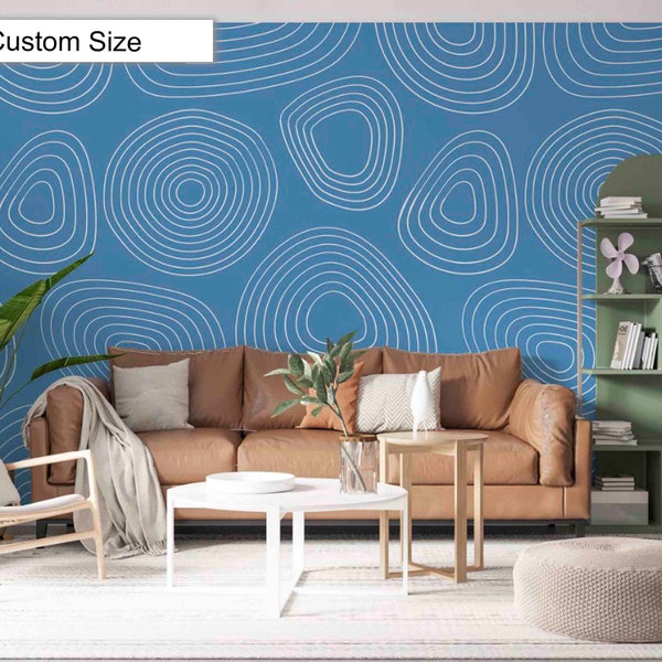 Blue Wall Decal - Etsy