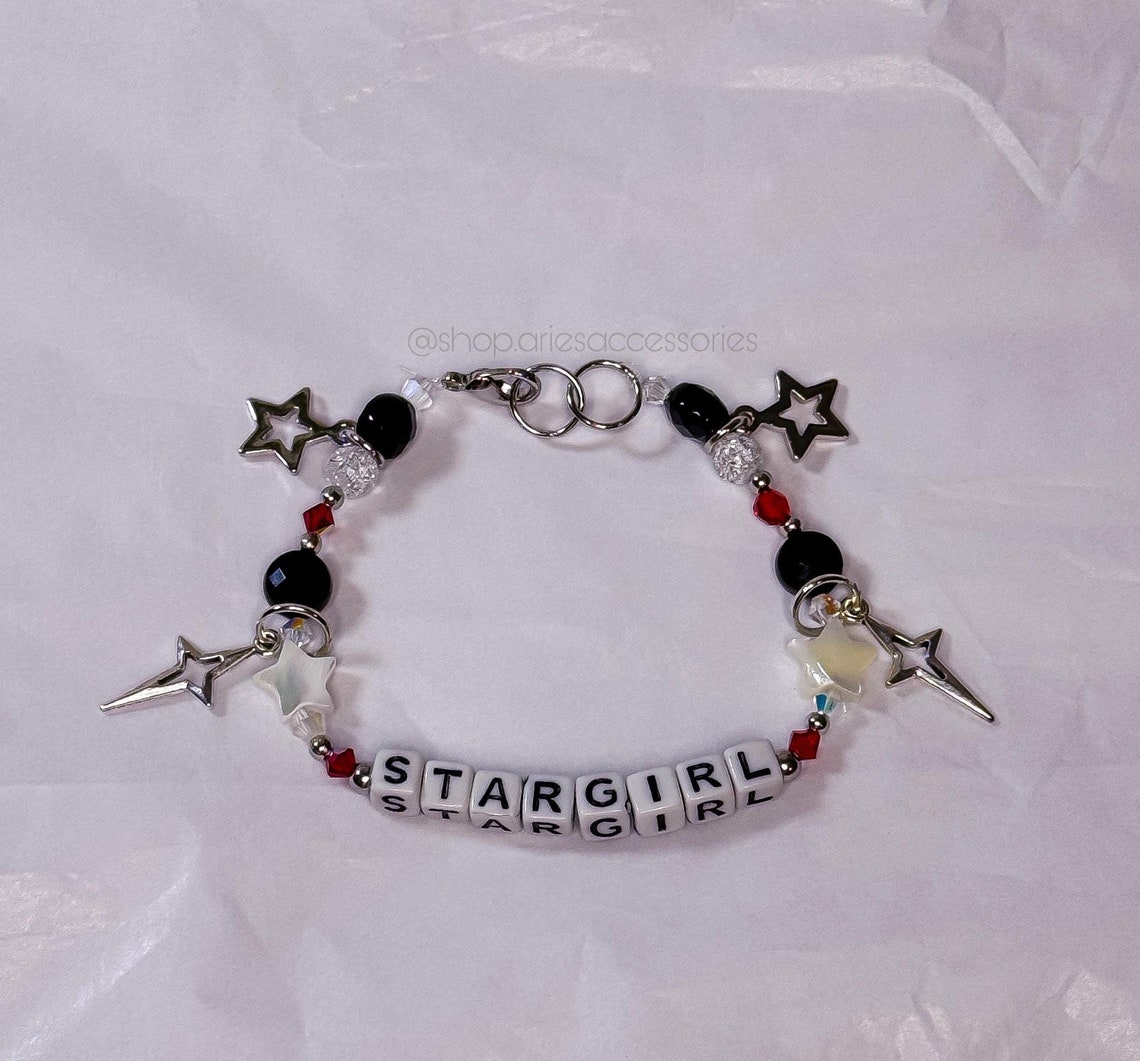 Stargirl Bracelet, Lana Del Rey Inspired Bracelet, Handmade Beaded ...