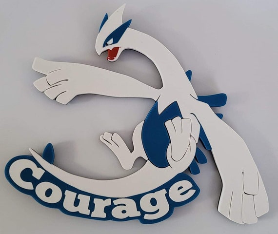 Custom Pokemon Lugia Name Plate Sign Desk Sign Kids Adult | Etsy