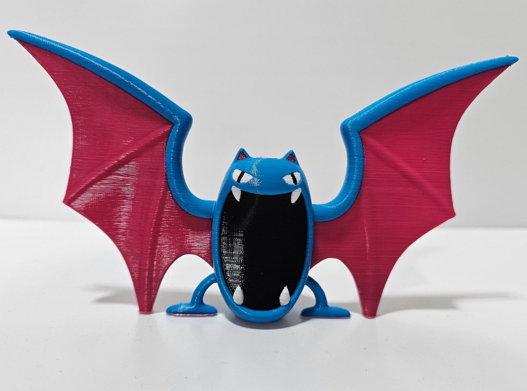 3d Printed Gobalt Pokemon Room Decor Fan Wall Art Kids Adults - Etsy