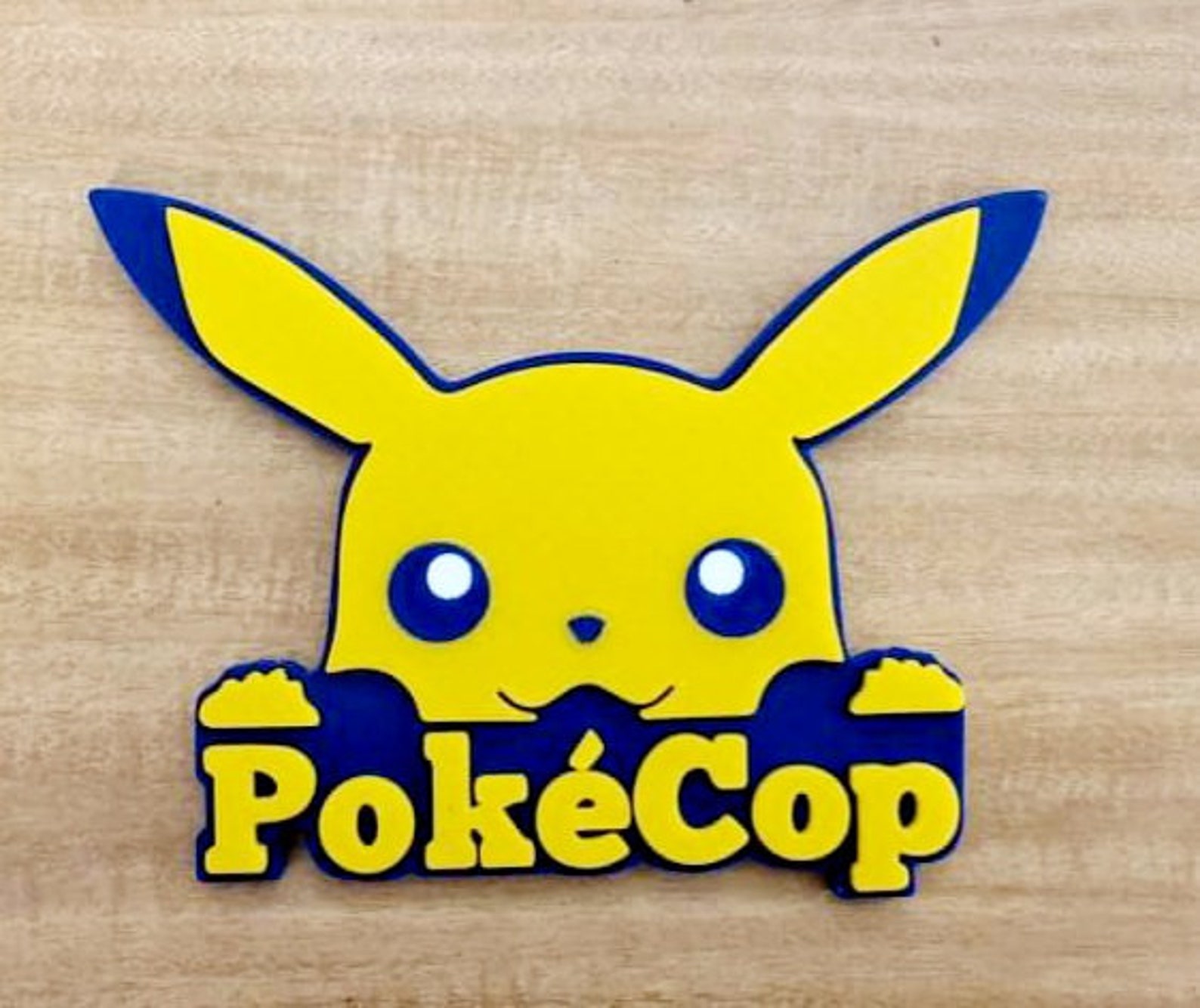 Custom Pokemon Pikachu Name Plate Sign Desk Sign Kids Adult | Etsy