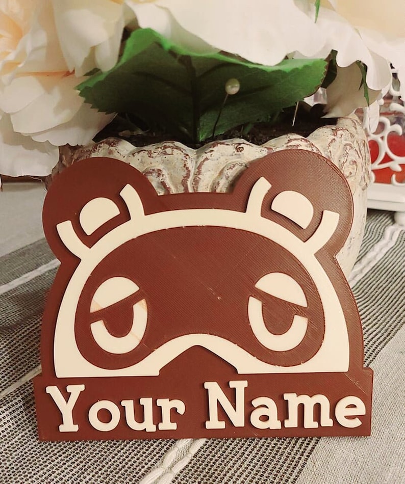 Custom Animal Crossing Name Plate: 3D Printed Desk Sign - Etsy Australia