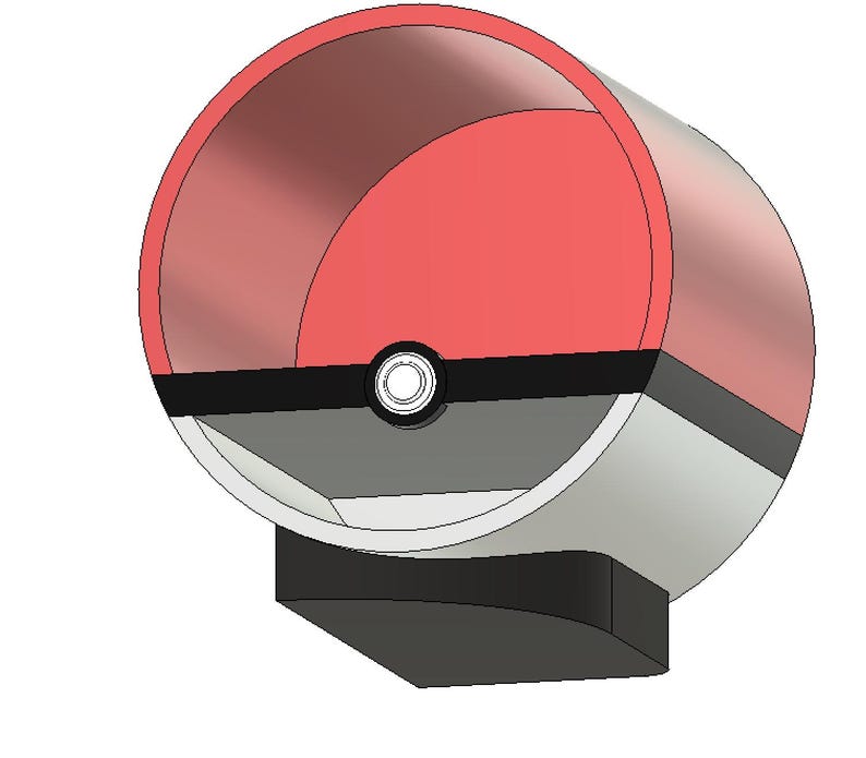 3D Printed Pokeball Display Stand: Custom Name Desk Decor - Etsy
