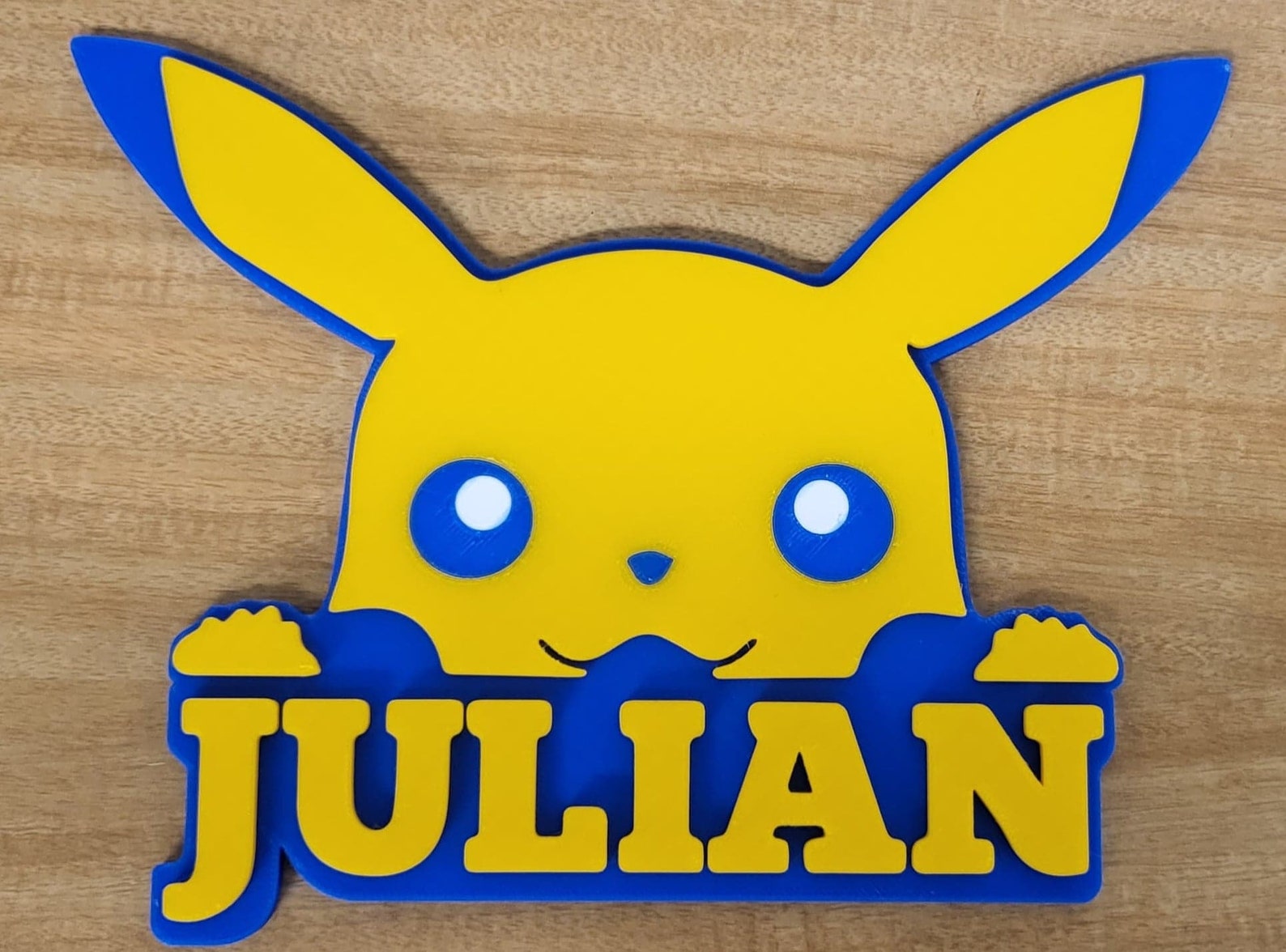 Custom Pokemon Pikachu Name Plate Sign Desk Sign Kids, Adult Custom ...