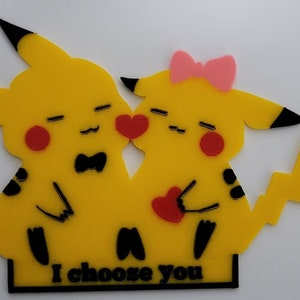 Pokemon Name Plate Love Sign Desk Sign Kids 3d Printed I | Etsy