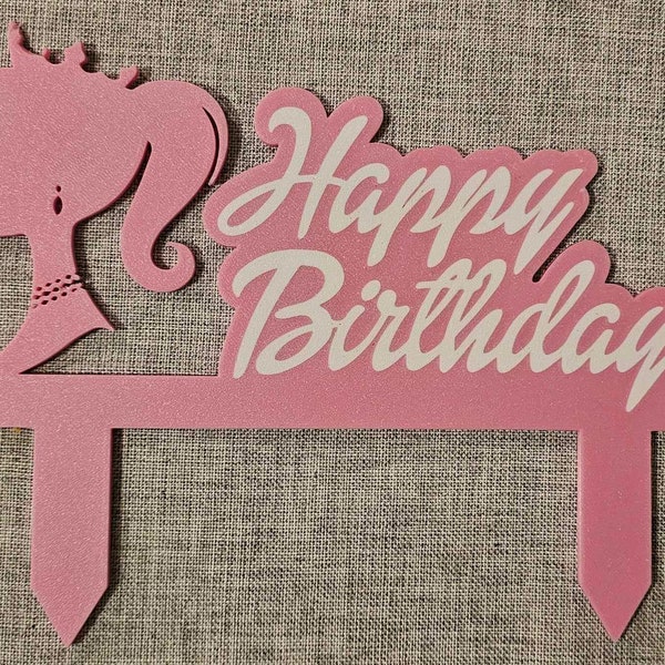 3d Barbie Name Sign - Etsy