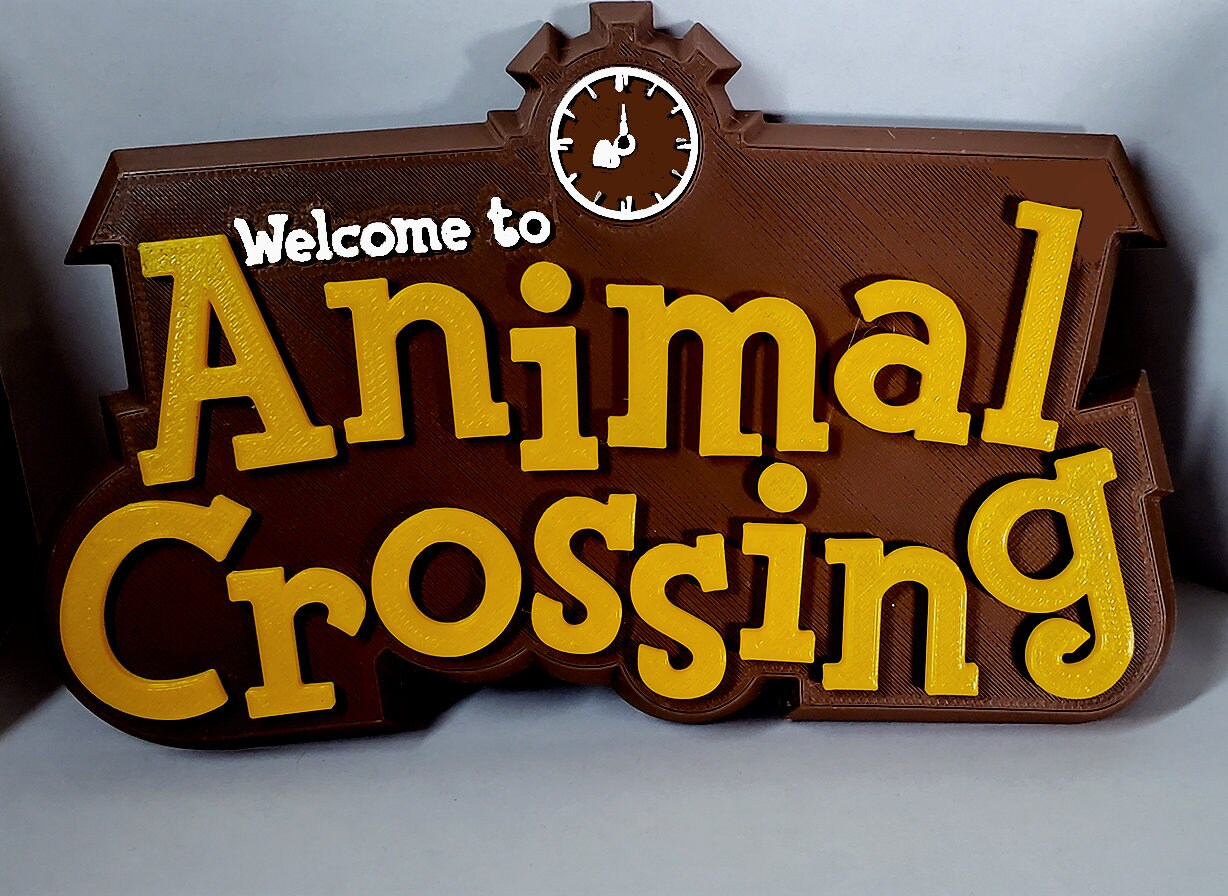 Animal Crossing Custom 3d Printed Your Island Name plus Free | Etsy