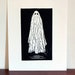 Spooky Sheet Ghost - Original, Hand Pressed Linocut Print - Etsy