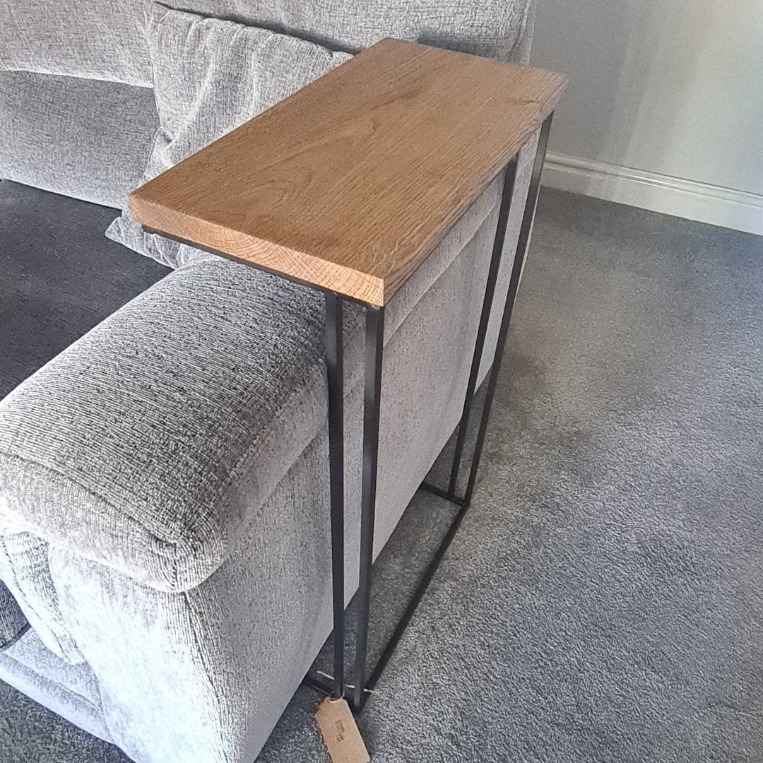 Over Arm Sofa Side Table | Modern Living Room Settee Furniture ...