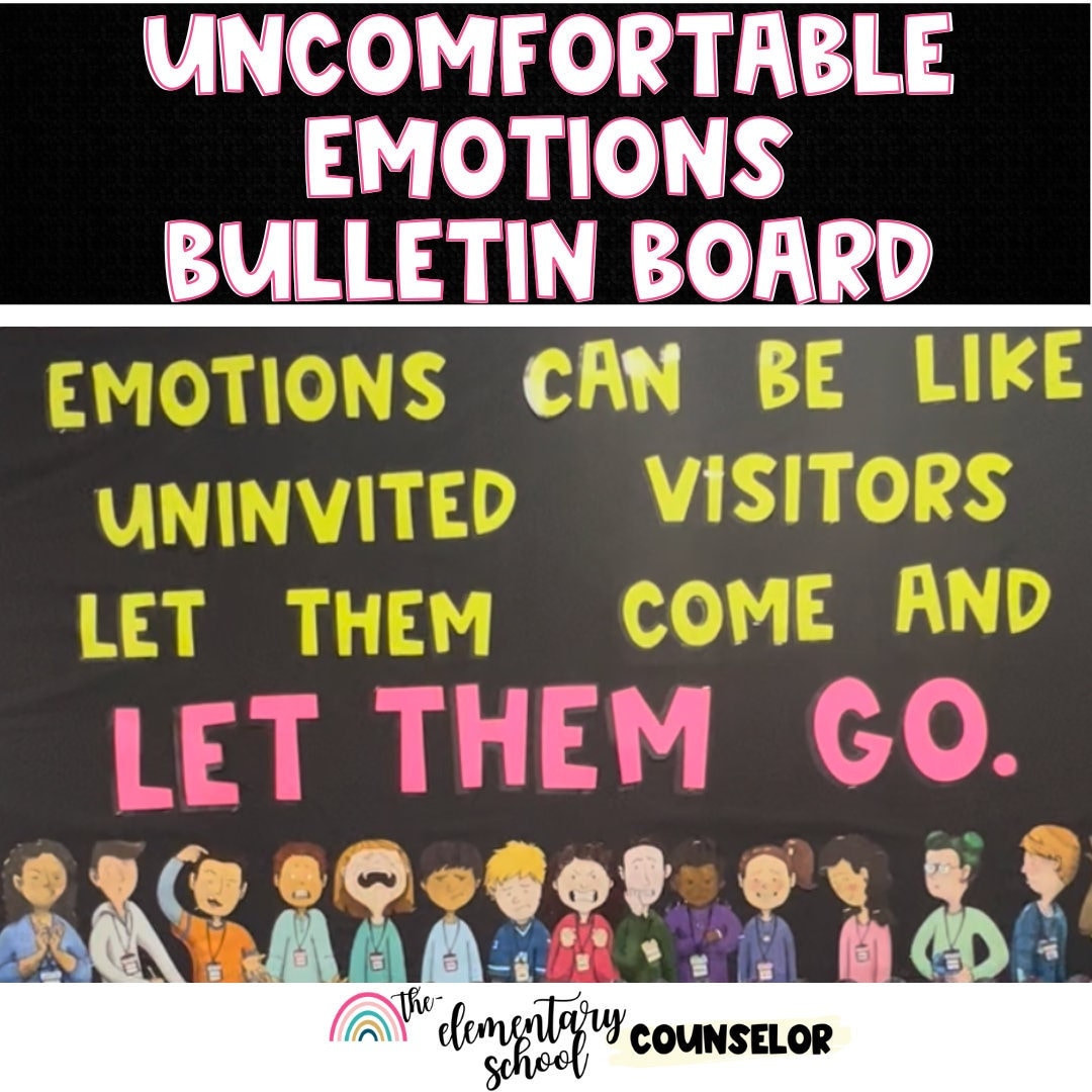 Classroom Bulletin Board Set, Feelings and Emotions, Emotions Are Like ...