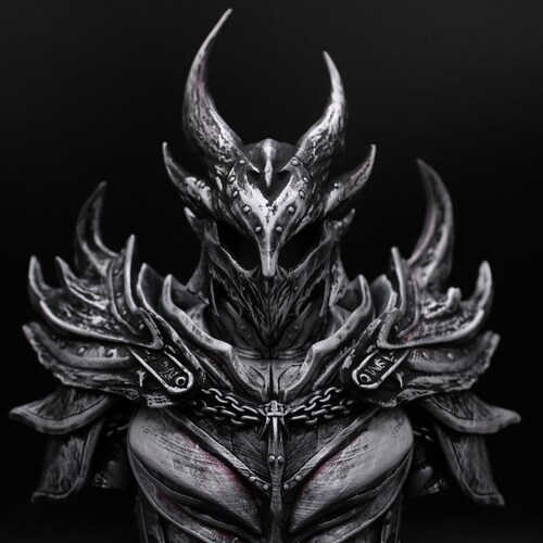 The Elder Scrolls V Skyrim Daedric Armor Bust 215mm Height | Etsy